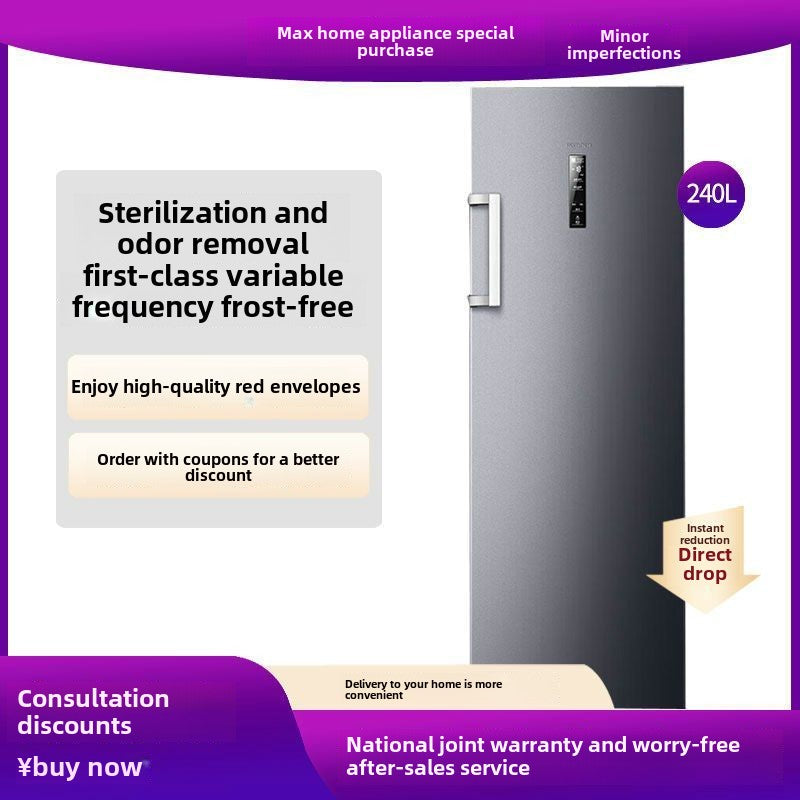 Ronshen 240 L Vertical Cabinet Freezer BD-240WPRSY